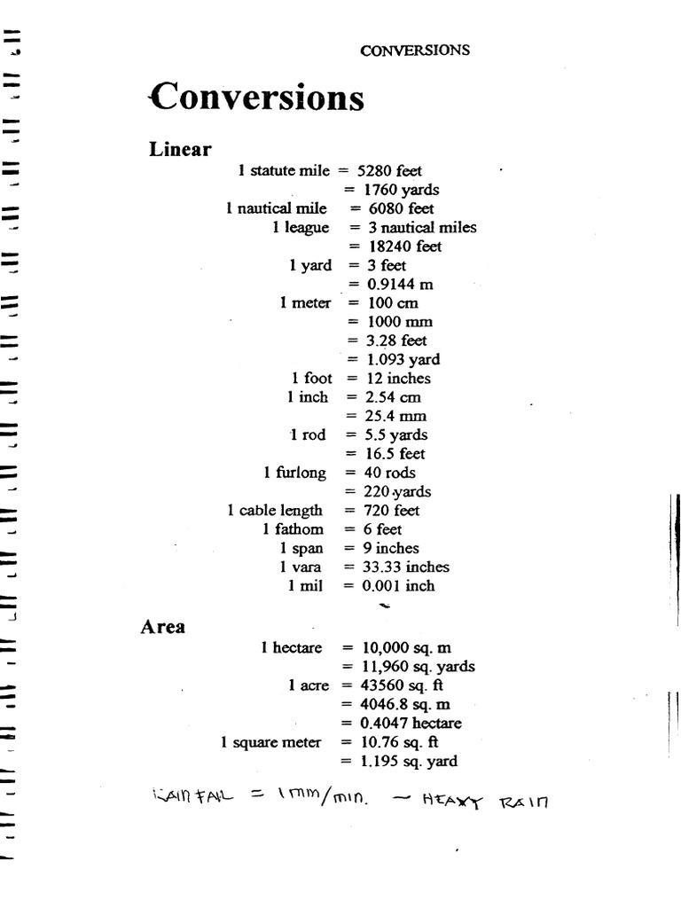 Conversion and Constants | PDF
