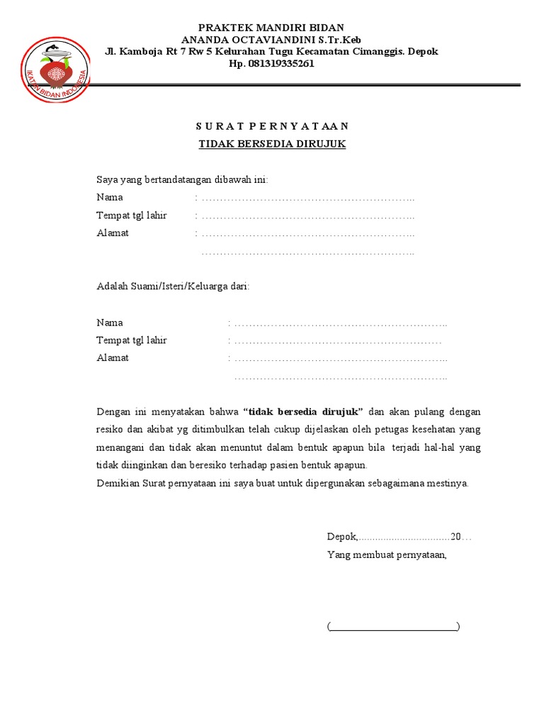 FORMAT FORMULIR Nanda | PDF