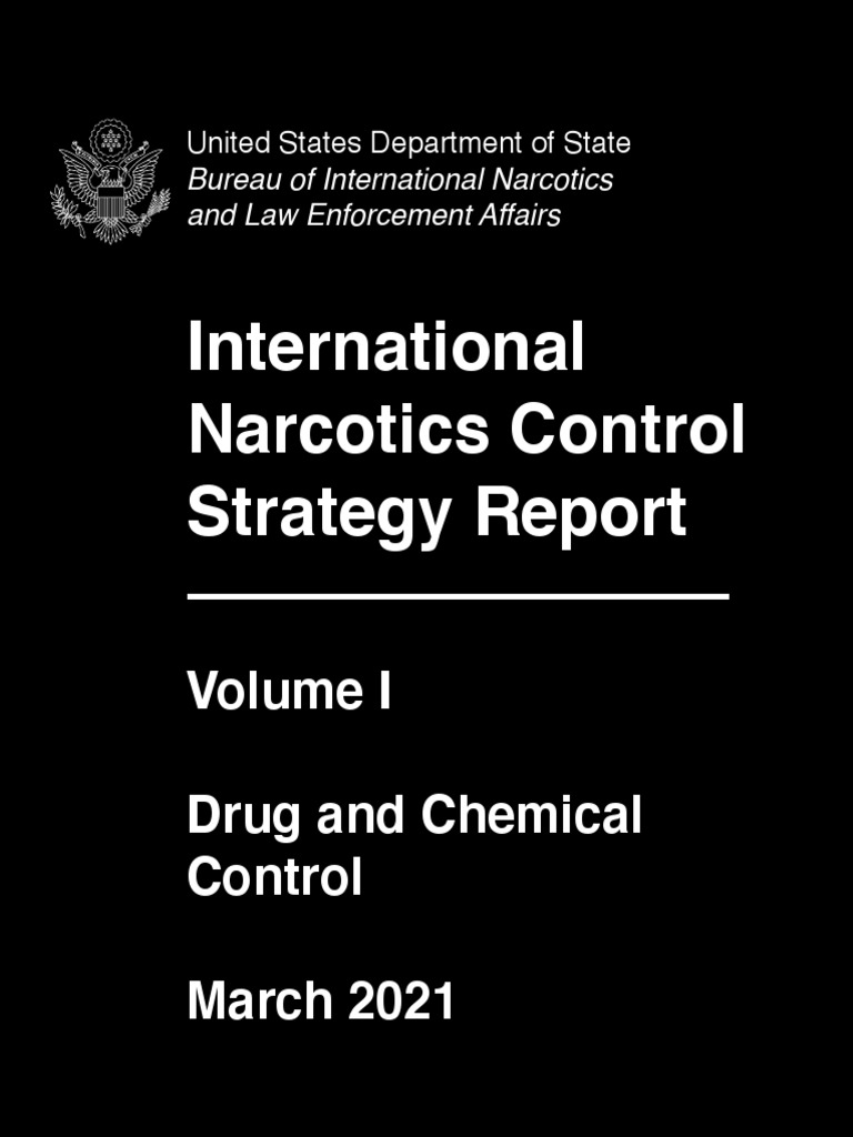 DROGAS International Narcotics Control Strategy REPORT INCSR | PDF ...