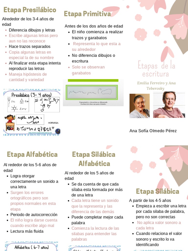 Etapas de La Escritura | Descargar gratis PDF | Ortografía ...