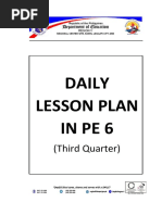 Lesson Plan Pe 6 | PDF | Physical Education | Rubric (Academic)