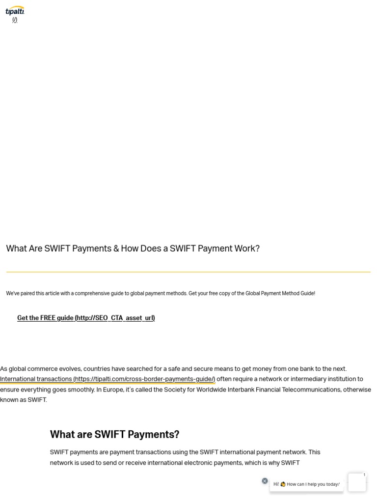 Swift Payments | PDF | Payments | Banks