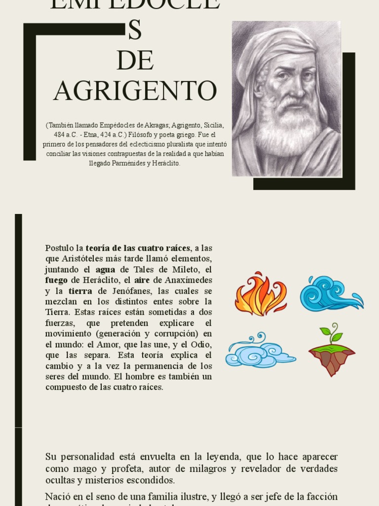 Empédocles | PDF | Teorías filosóficas | Metafísica