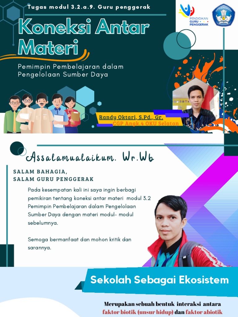 Koneksi Antar Materi 3.2.a9 Randy Oktari CGP OKUS | PDF
