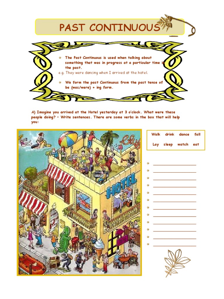 Past Continuous Tenses Explained | PDF | Grammar | Linguistics