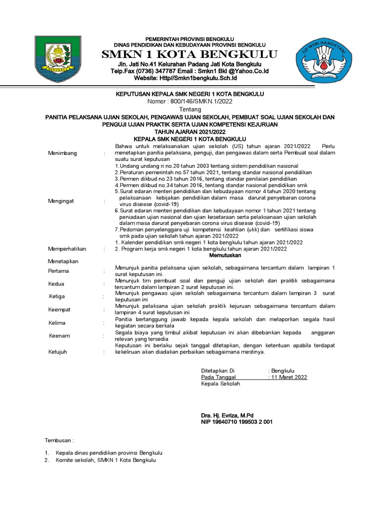 Surat Keputusan | PDF