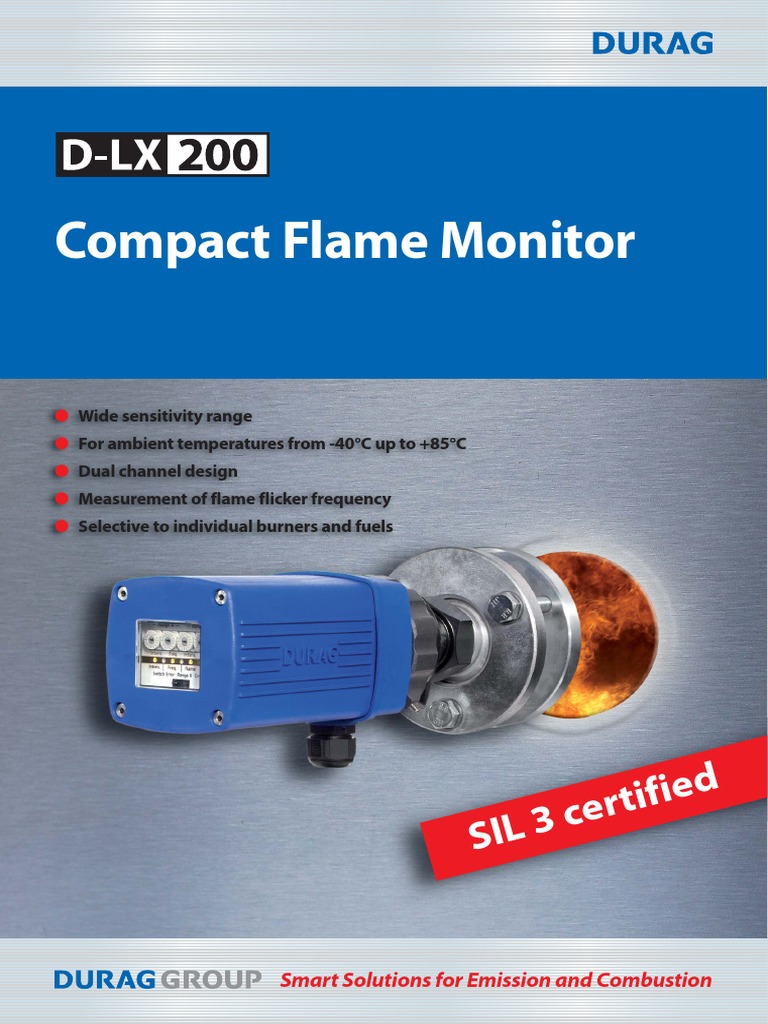 Durag D-LX 200 Flame Scanner | PDF | Chemistry