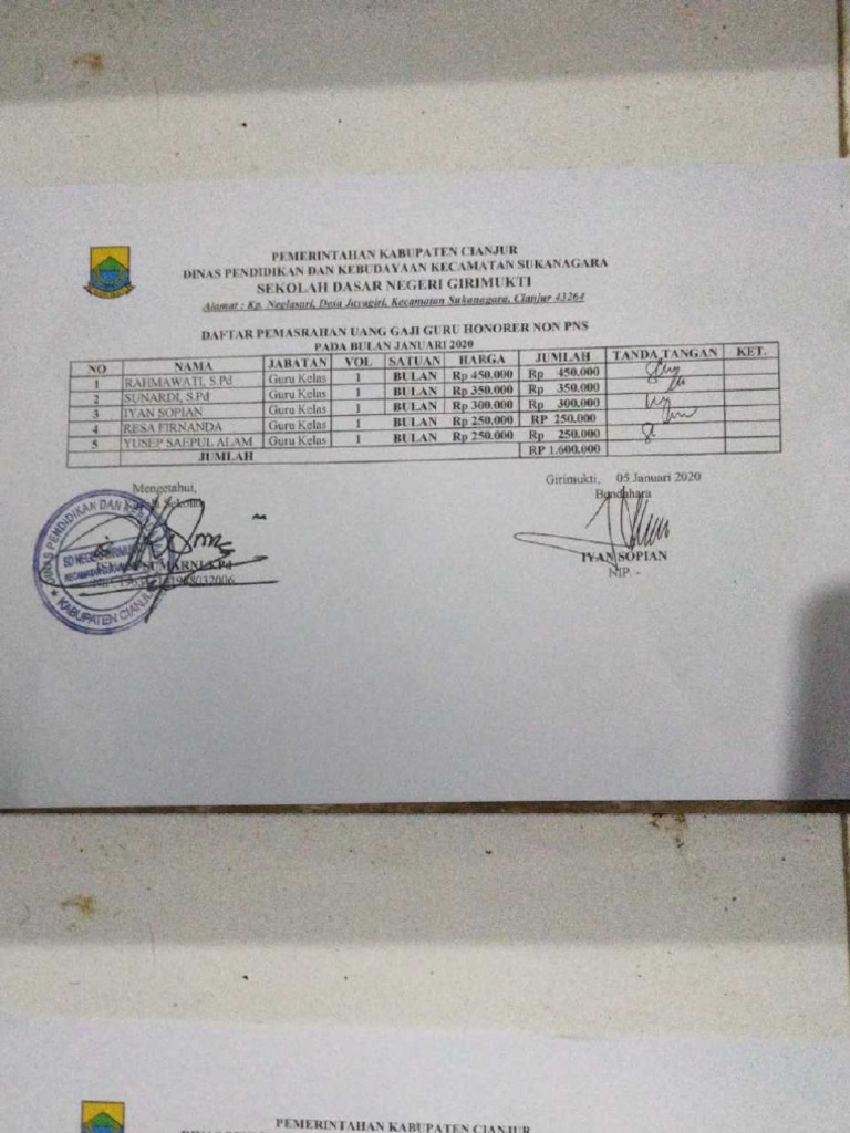 Leger Gaji 2020 - 11zon | PDF