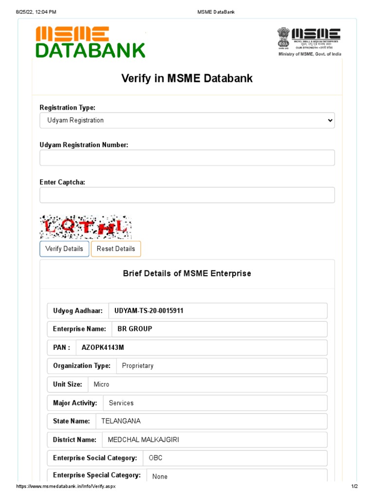 MSME DataBank | PDF | Computing | Business