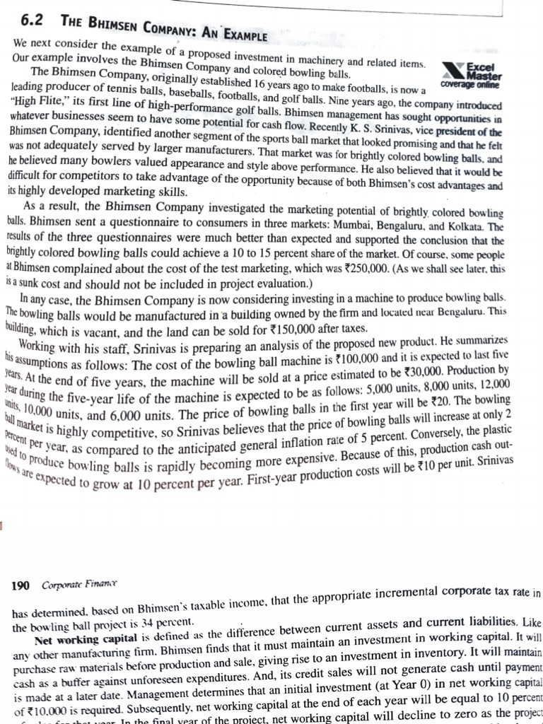 Bhimsen Co. Example | PDF