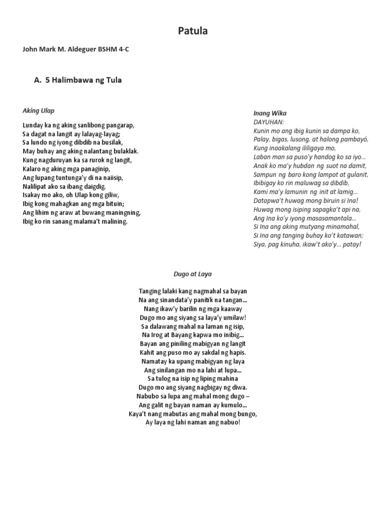 Task Performance 1 Fil | PDF