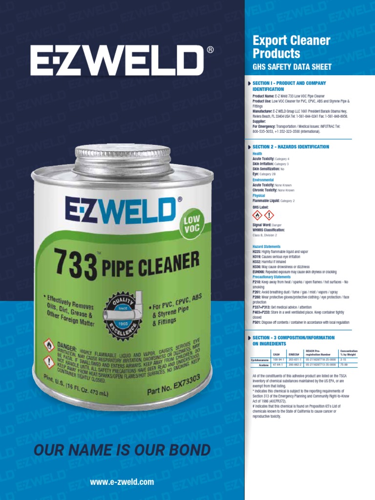 EZ Weld | PDF | Toxicity | Water