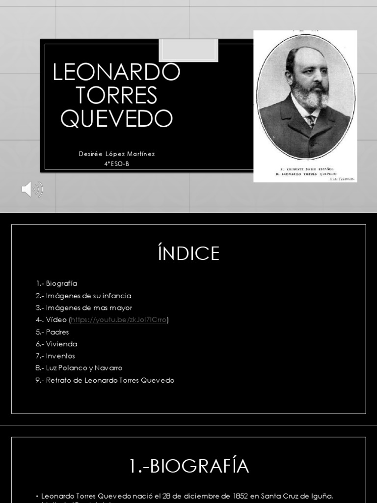Leonardo Torre Quevedo | PDF