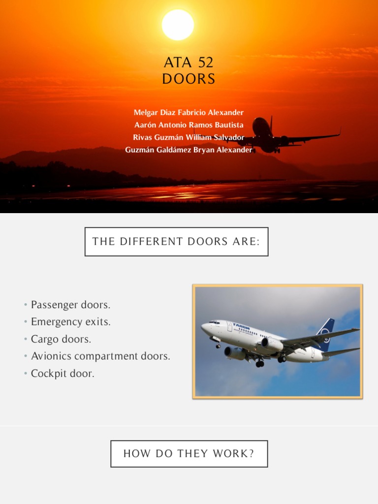 Ata 52 | PDF | Aviation | Aircraft