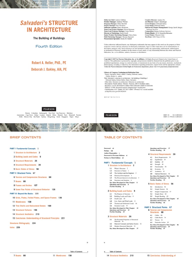Structure in Architecture - Salvadori - 2017 | PDF