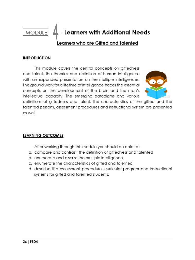 Understanding Gifted and Talented Learners | PDF