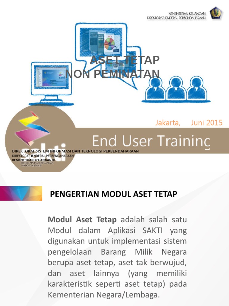Pelatihan Modul Aset Tetap | PDF | Komputer