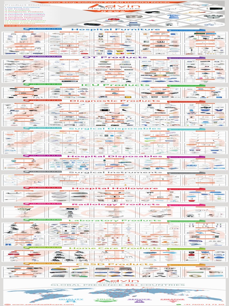 Hospital Product - Advin Heath Care | PDF | Surgery | Medicine