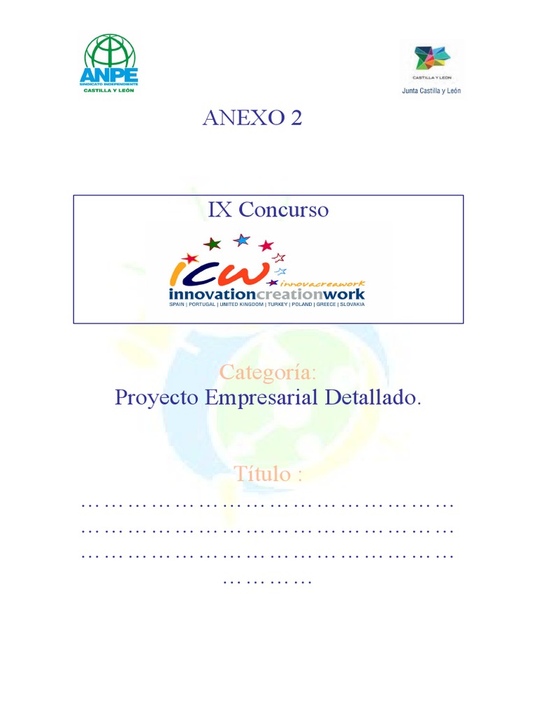 Anexo - II - Proyecto - Innovacreawork - DETALLADO | PDF | Producto (Negocio) | Marketing