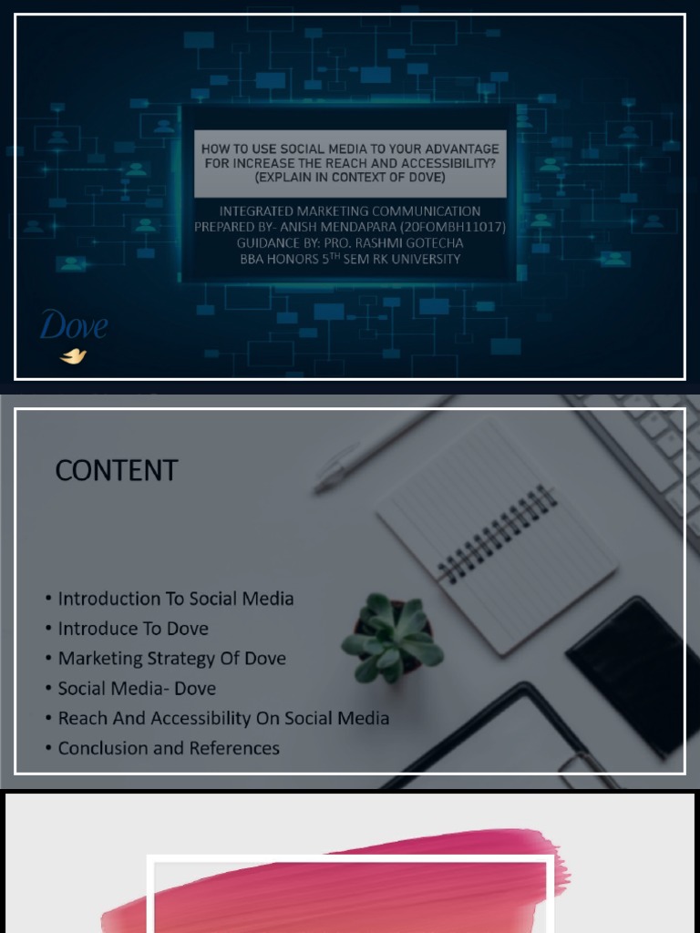 Dove Social Media Strategy | PDF | Social Media | Popular Culture & Media Studies