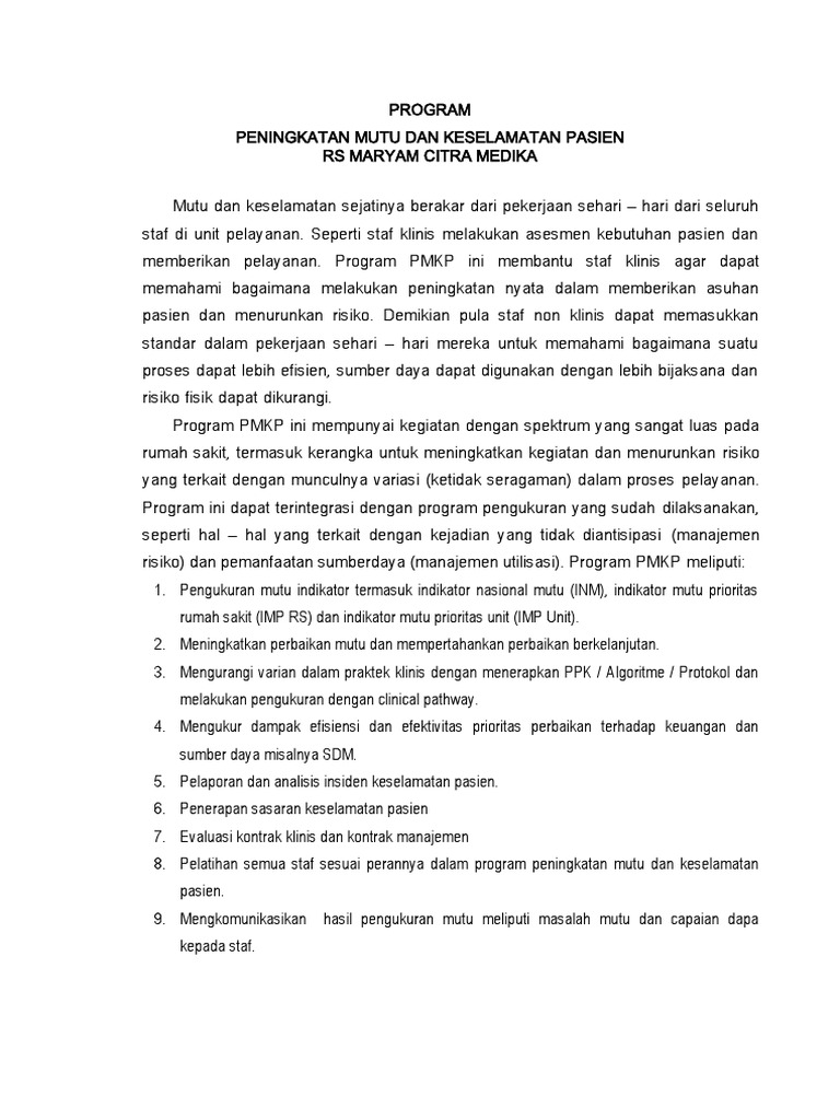 PROGRAM PMKP PMKP 1.3 | PDF