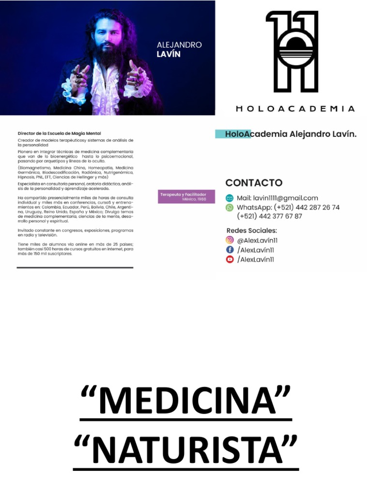 Taller de Medicina Naturista - ALEJANDRO LAVÍN | PDF | Cereales | Leche