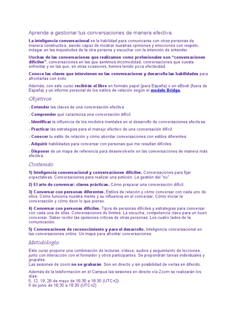 Mejora tus Conversaciones Difíciles | PDF | Ciencias del comportamiento ...