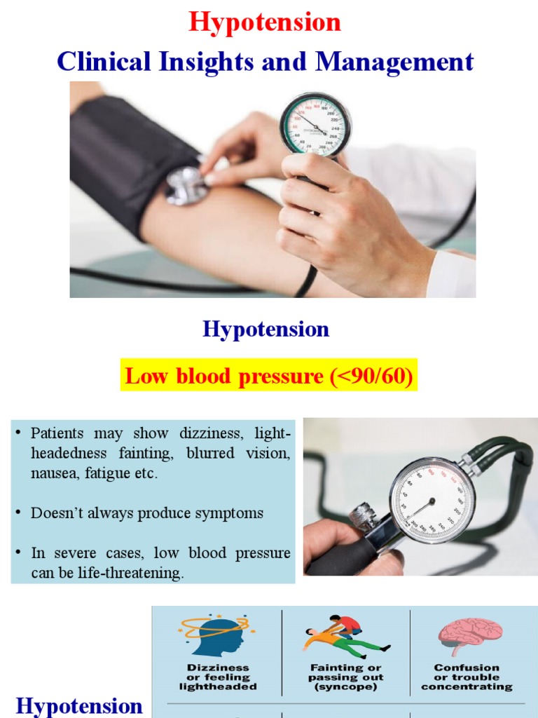 Hypotension Clinical Insights & Management - CME | PDF