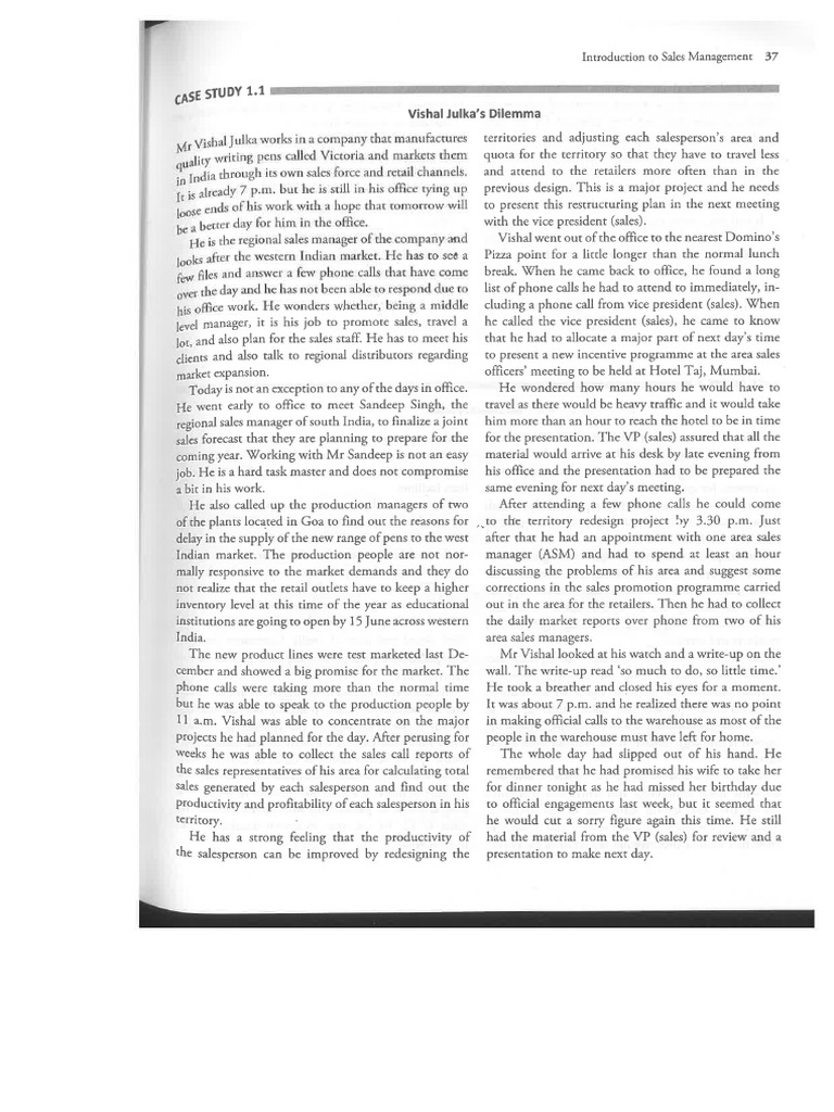 Tapan Panda Book Case Studies Scanned | PDF