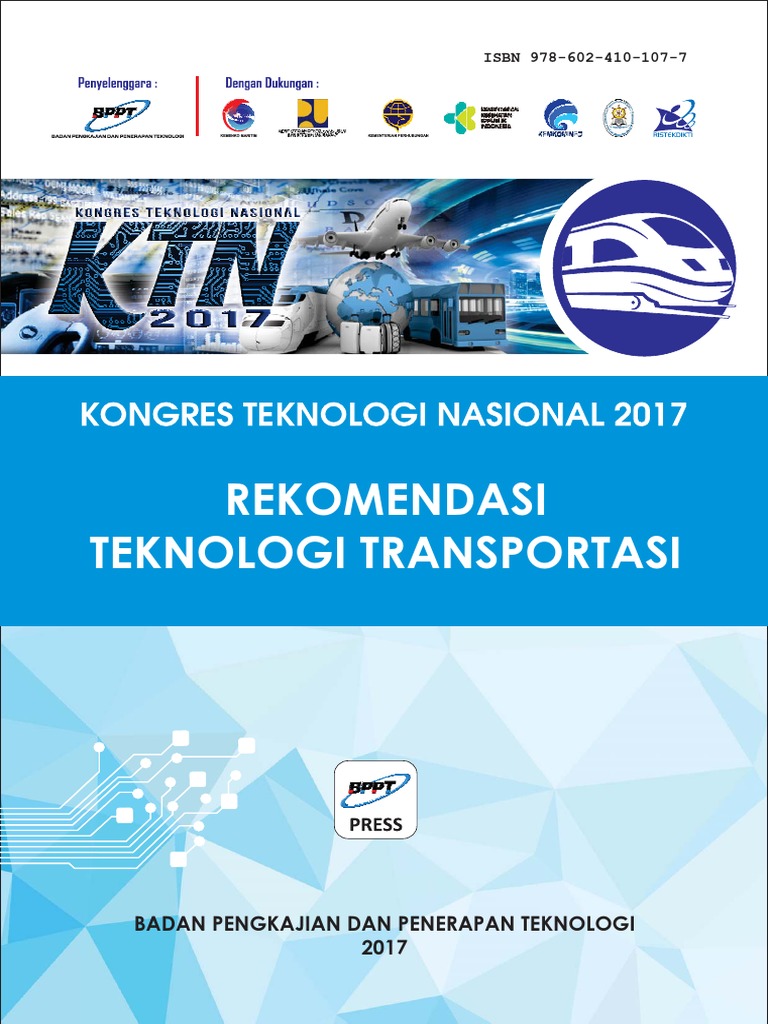 Buku Rekomendasi KTN 2017 - TRANSPORTASI | PDF | Teknologi & Rekayasa