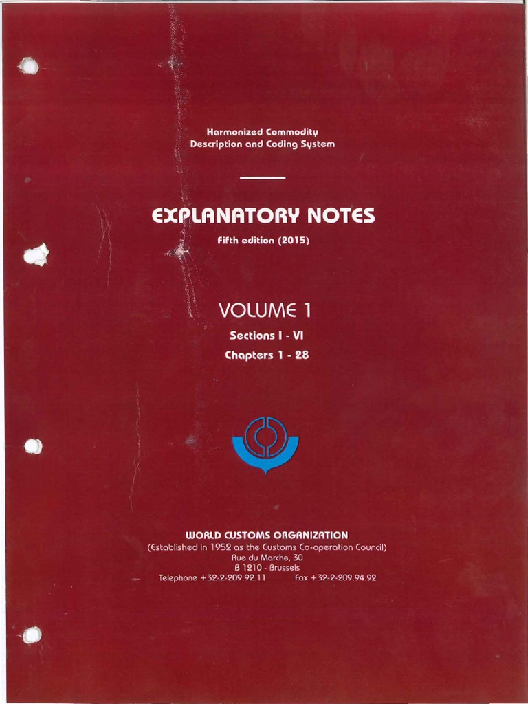 HSN Explanatory Notes 2202 | PDF | Drink | Beer