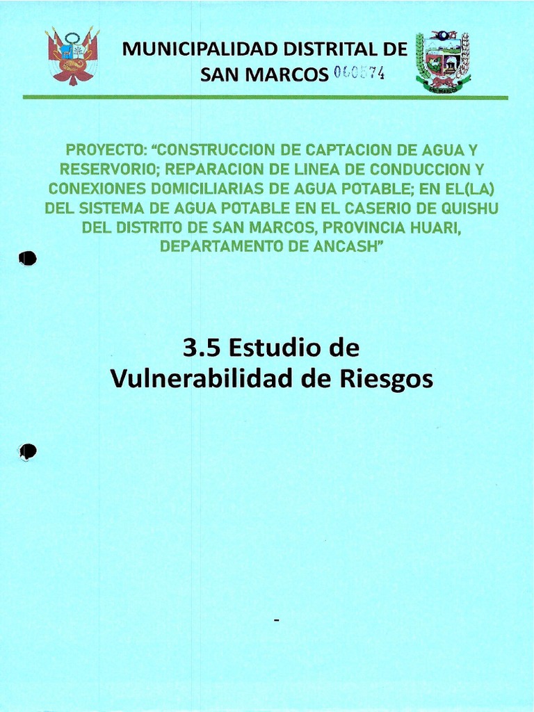 Estudio de Vulnerabilidad de Riesgos | PDF