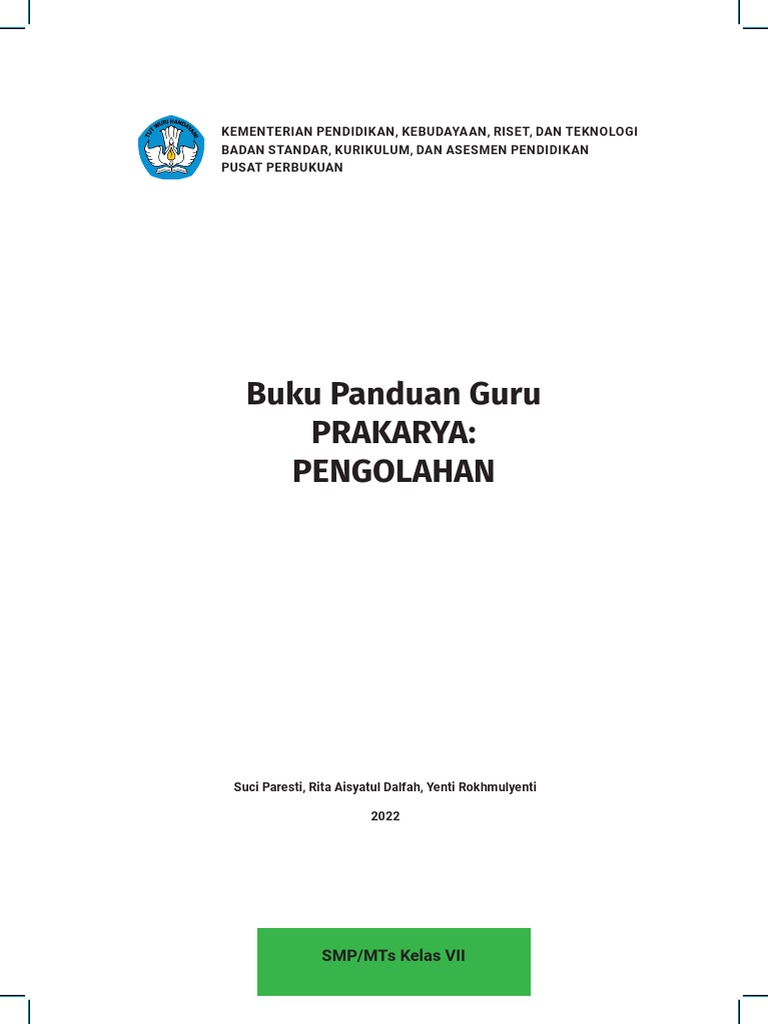 Prakarya Pengolahan BG KLS VII | PDF | Karier & Perkembangan