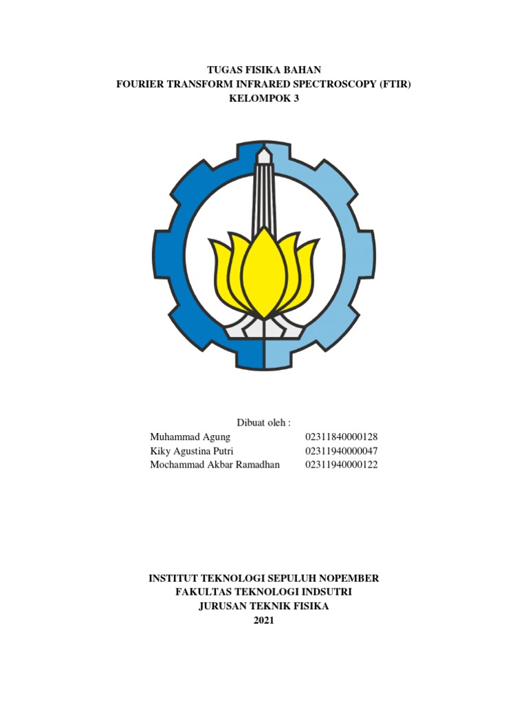 Fourier Transform Infrared Spectroscopy Ftir Pdf