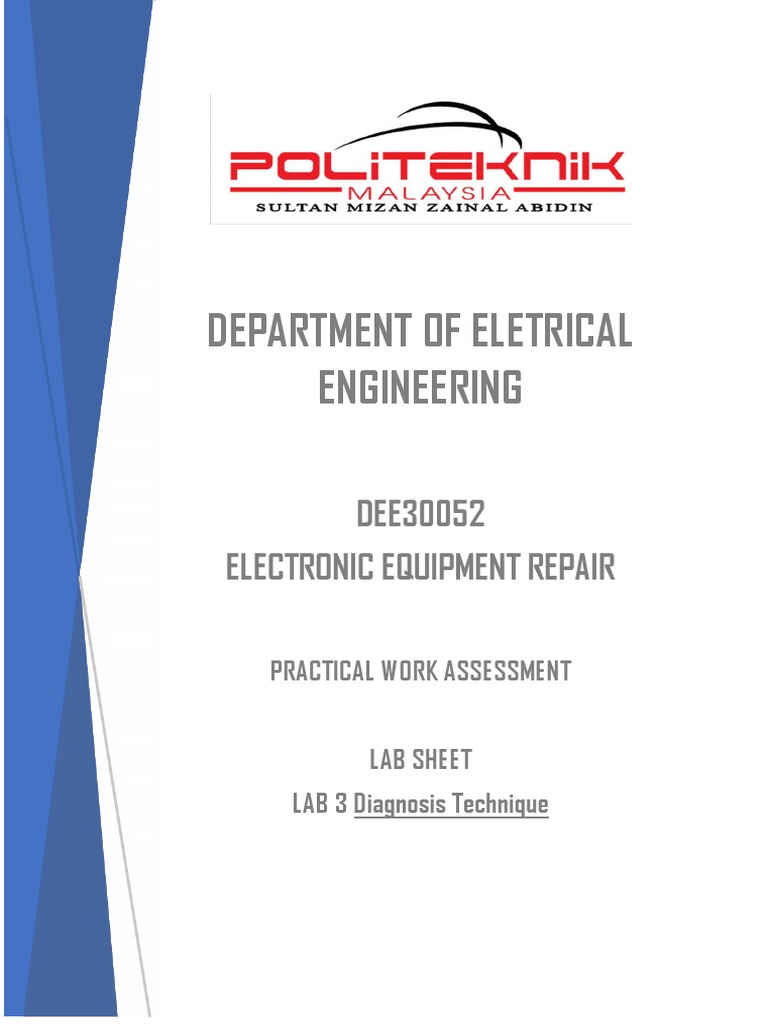 LabSheet 3 - Diagnosis Technique | PDF