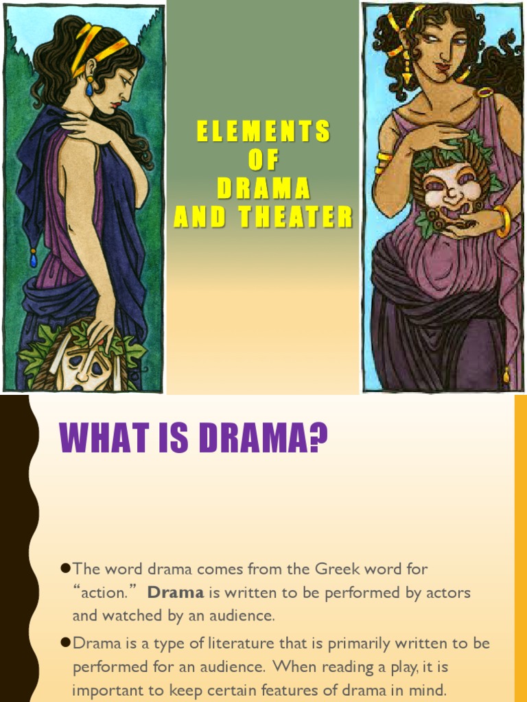 Elements of Drama and Theater (Presentation) Author Staff Site ...