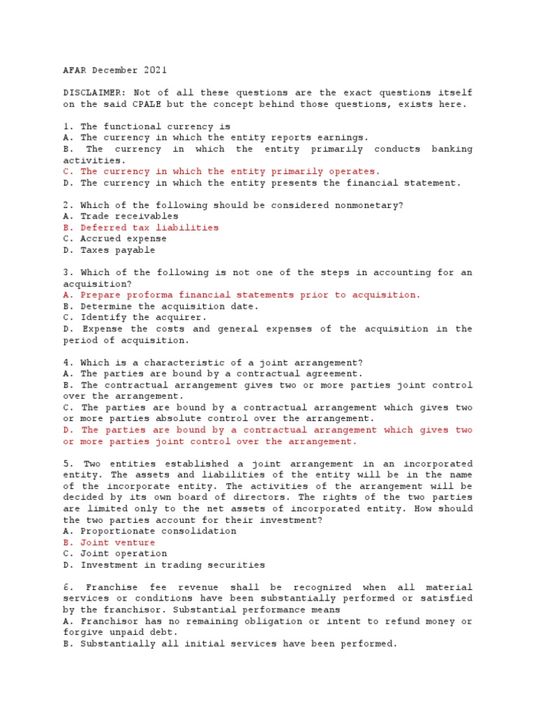 Afar December 2021 | PDF | Franchising | Book Value