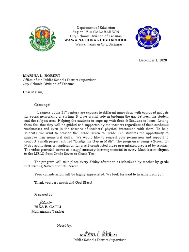 Activity Proposal Bridge The Gap in Math Sy 2020-2021 | PDF | Teachers ...