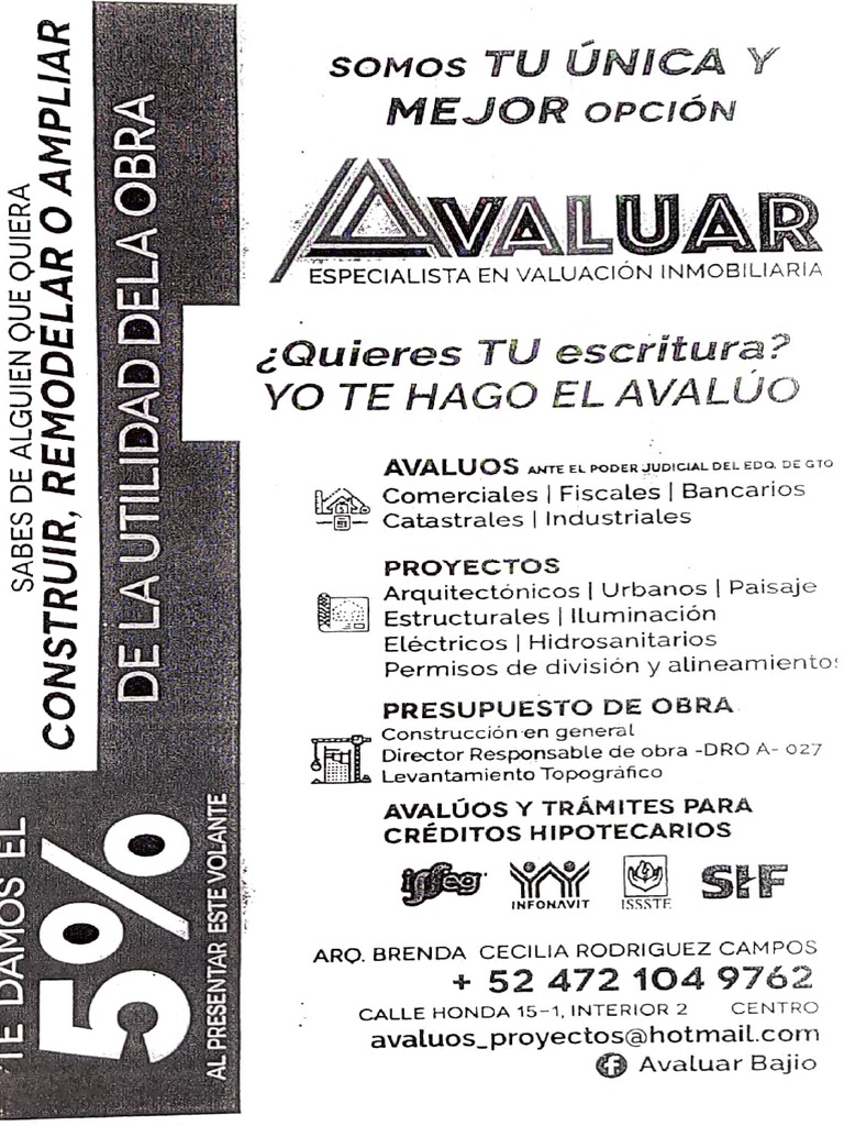 Avalúos | PDF