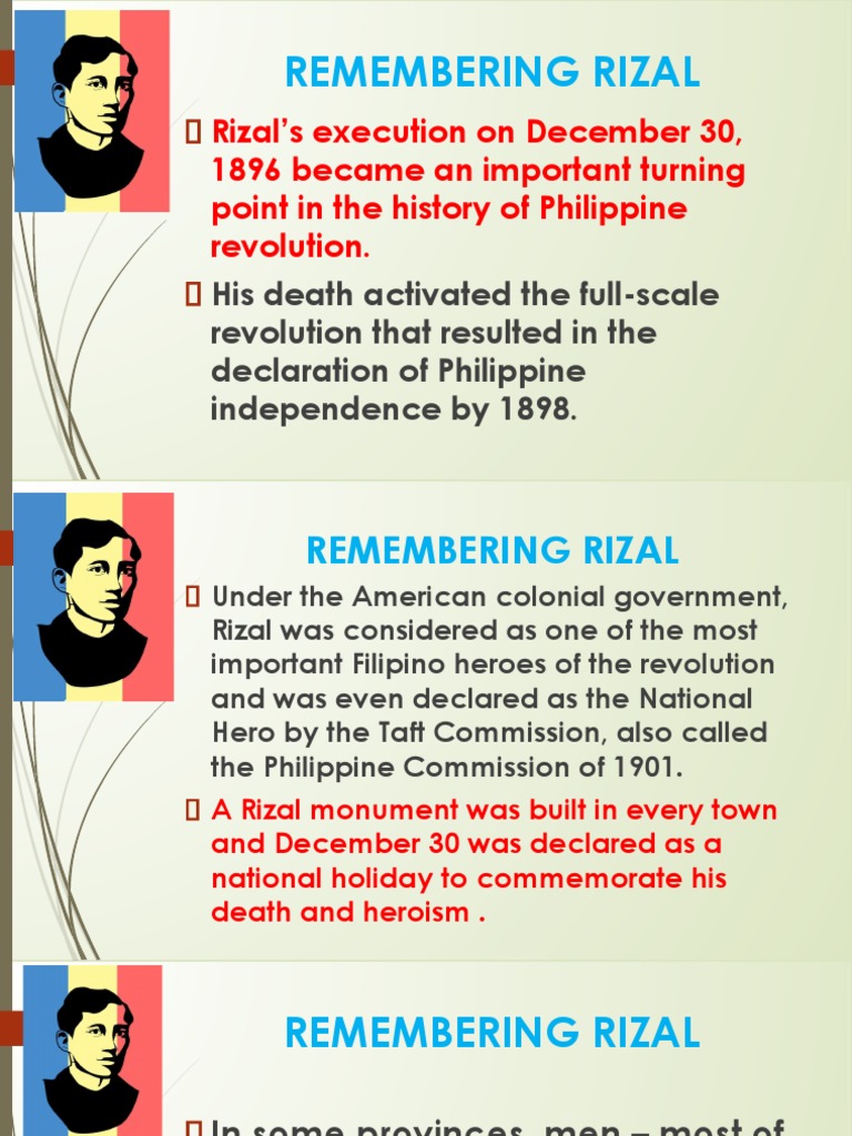Remembering Rizal | PDF | Tagalog Language | Jesus