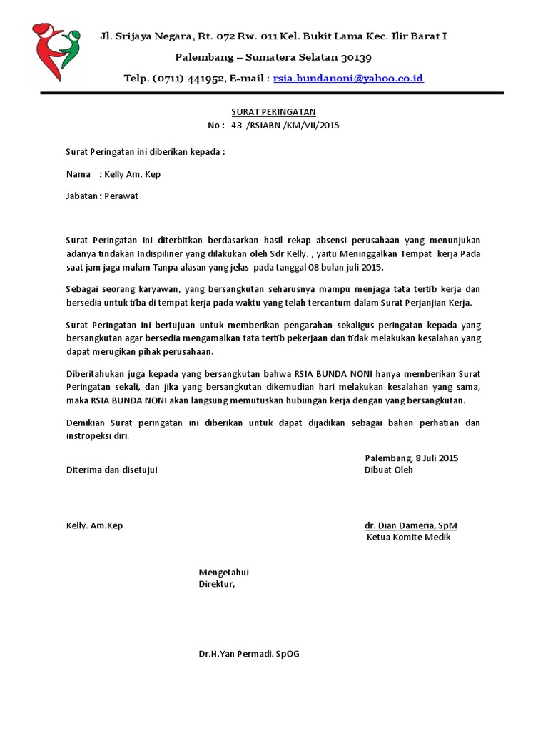 Surat Peringatan | PDF