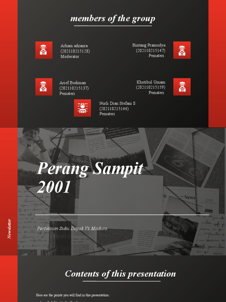 Konflik Perang Sampit 2001 | PDF