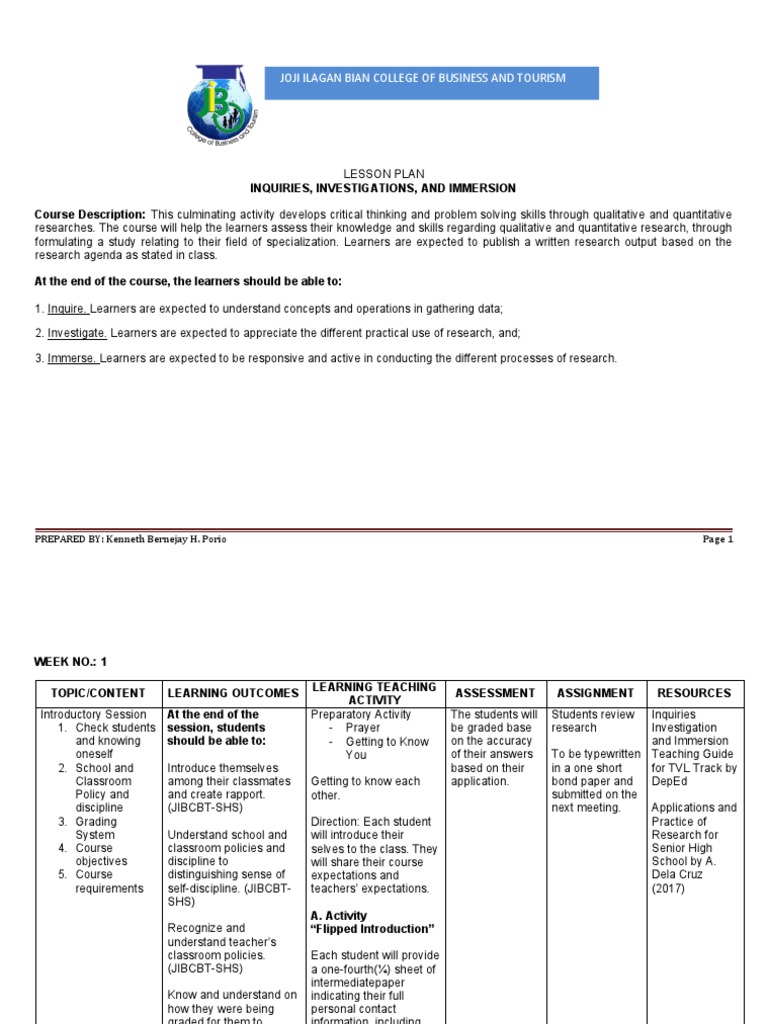 Lesson Plan APP6 | PDF | Learning | Teachers