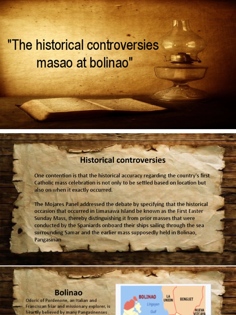 The Historical Controversies Masao at Bolinao | PDF