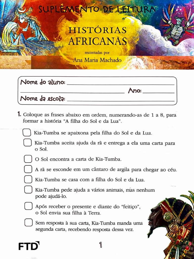 Encarte Do Livro Histórias Africanas | PDF