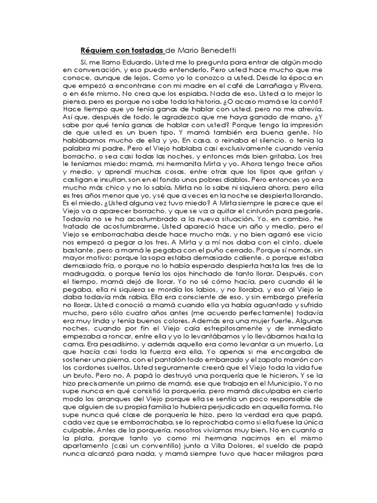 Requiem Con Tostadas | PDF
