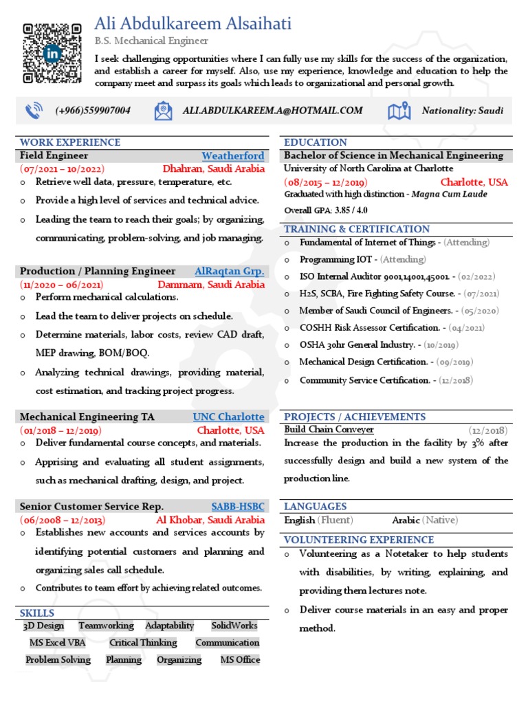 Ali Abdulkareem | PDF | Mechanical Engineering | Engineering