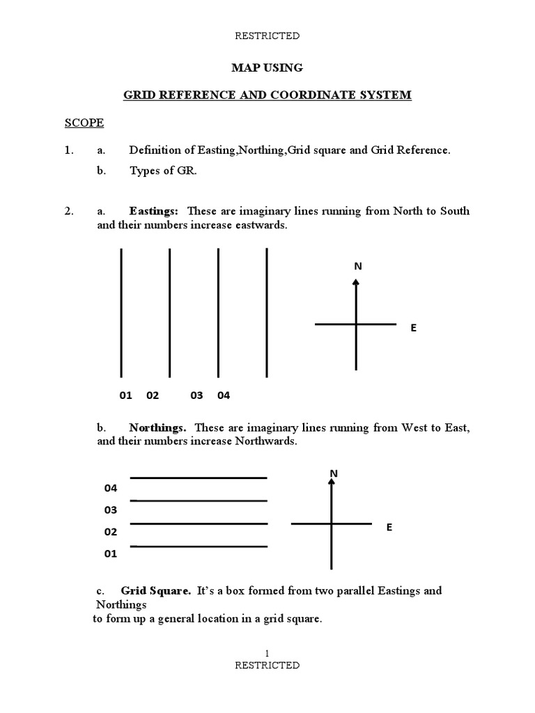Grid Reference and Coordinate System | PDF | Mathematics | Cartography