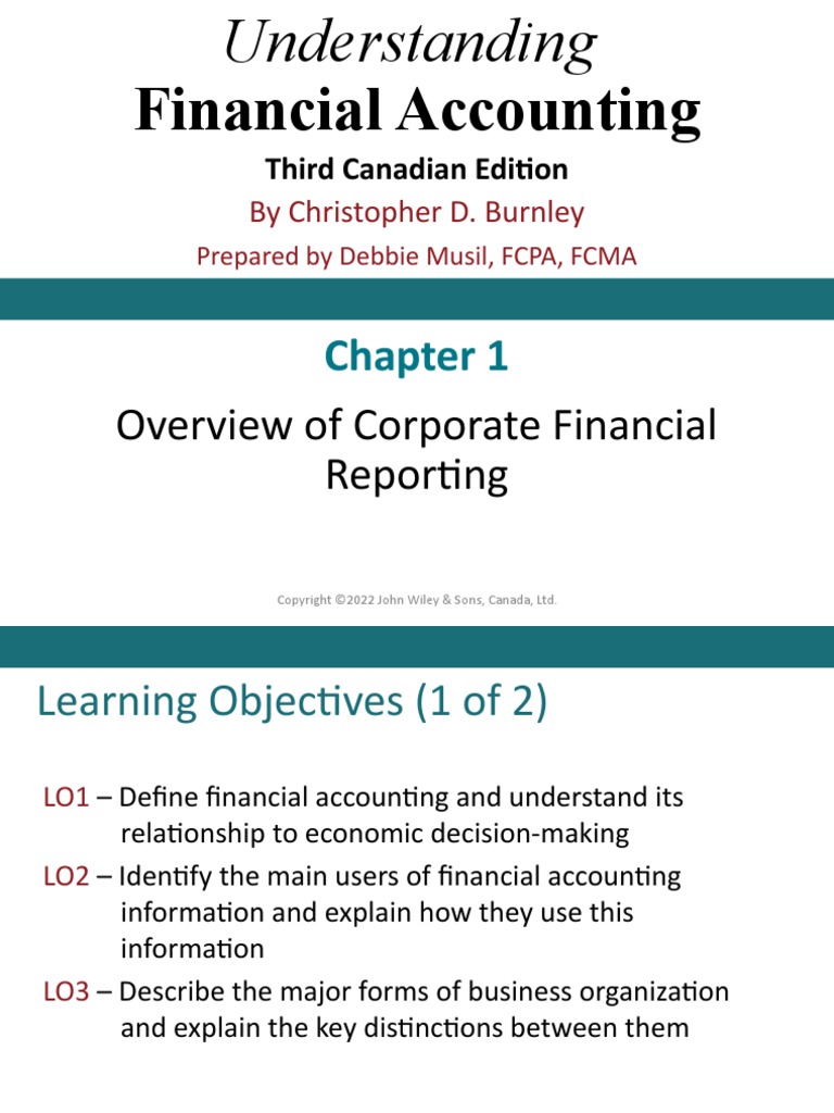 Financial Accounting: Overview of Corporate Financial Reporting | PDF ...