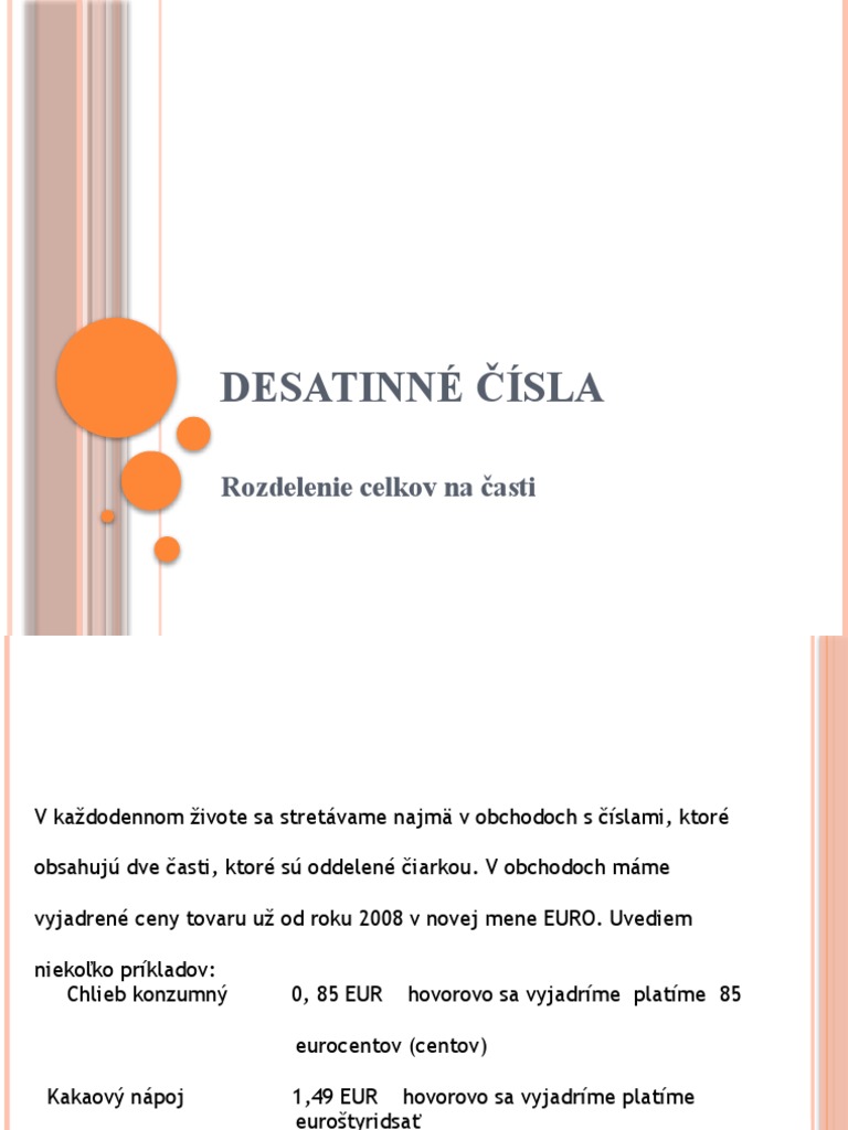 Desatinne Cisla | PDF